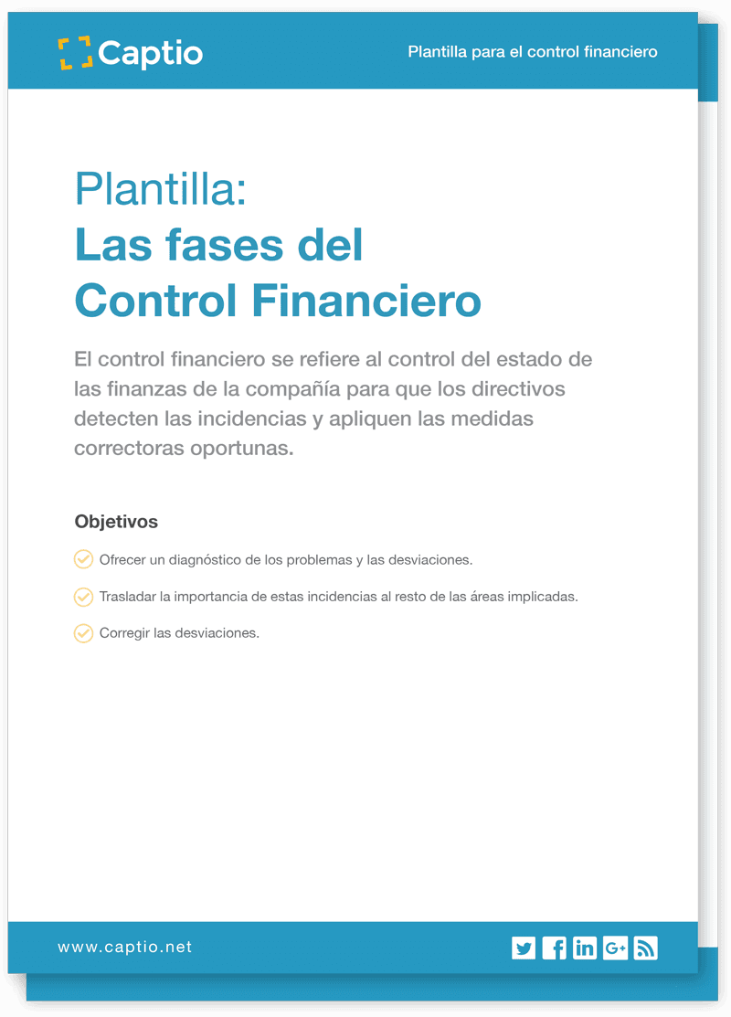 Plantilla: las fases del control financiero